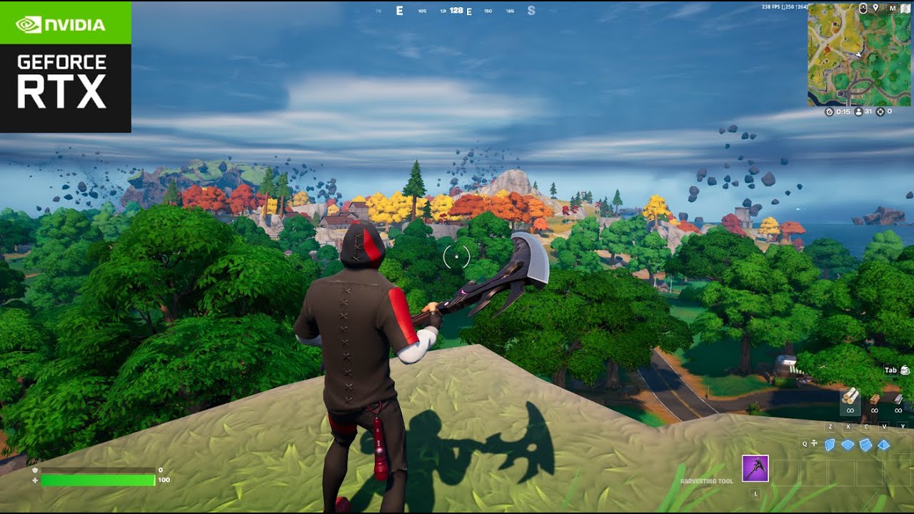 fortnite rtx 3070 4k (high graphics DLSS on, DirectX 12) - YouTube