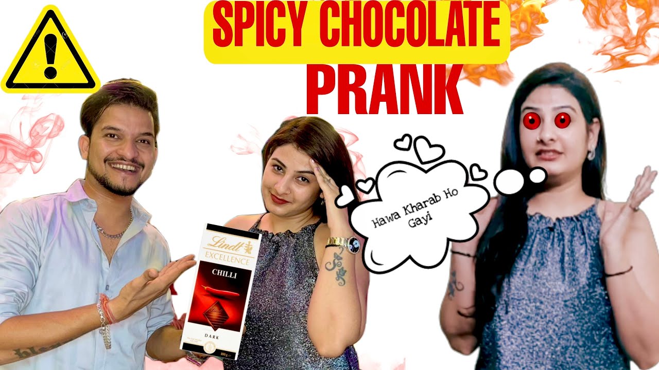 Prank On Cute Girl || Spicy Chocolate ||Crazy Prank of World's Hottest ...