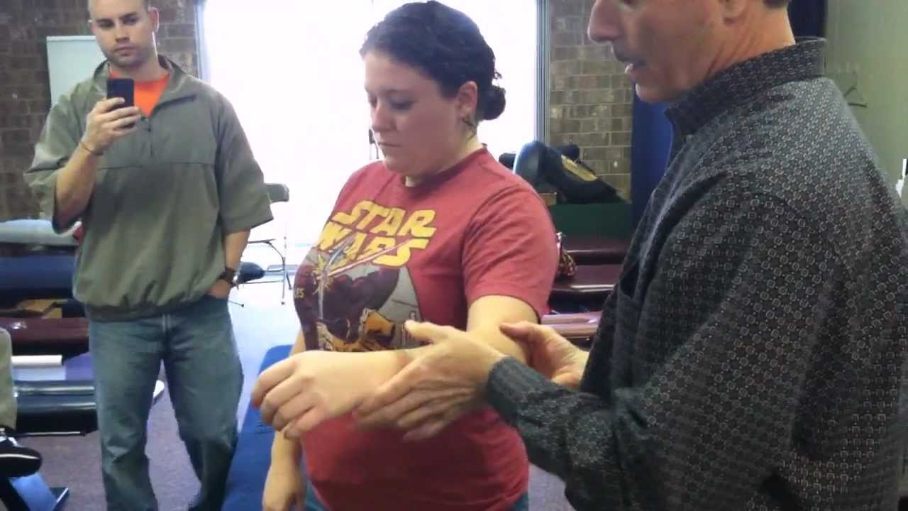 Extremity Adjusting Dr. Fehl Test 3 Elbow and Shoulder - YouTube