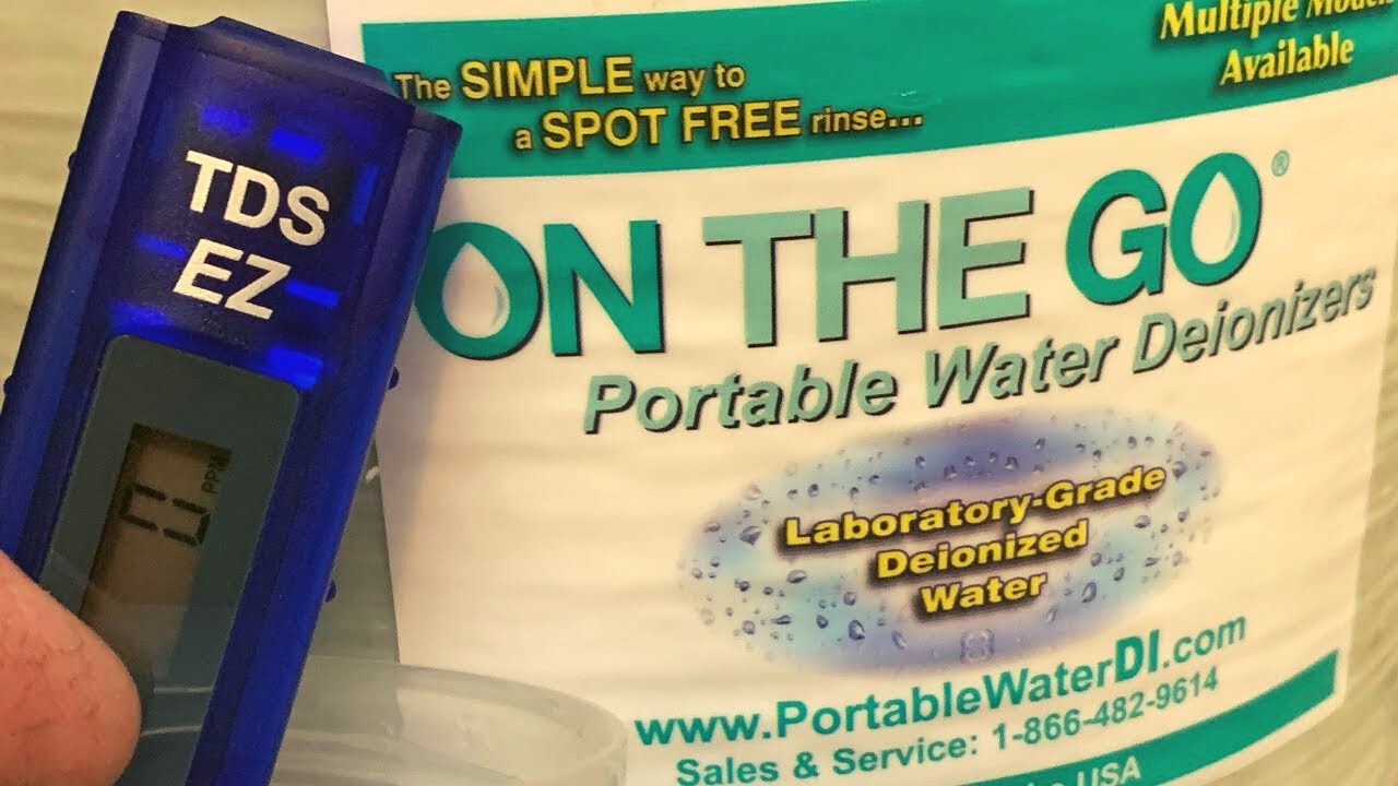 ON THE GO Portable Water Deionizer For Auto Detailing!! - YouTube