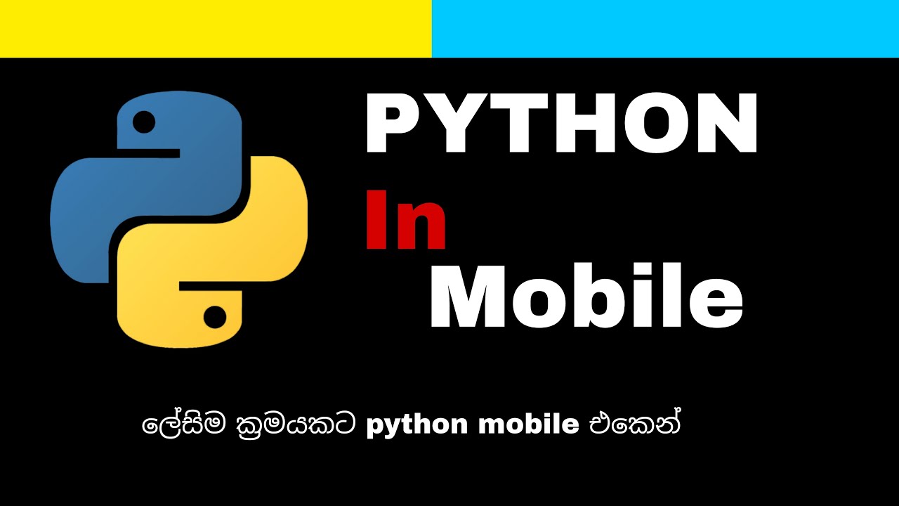 Python Programming In Mobile Python Mobile Youtube 3924