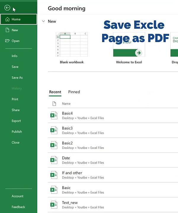 How To Save Excel Current Page As Pdf Shorts Exceltips Youtube