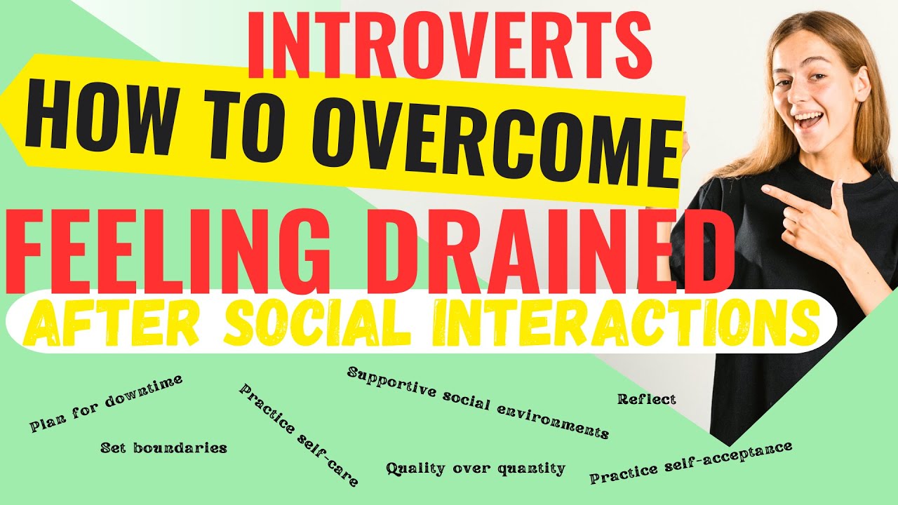 HOW TO OVERCOME FEELING DRAINED as an Introvert? #fyp - YouTube