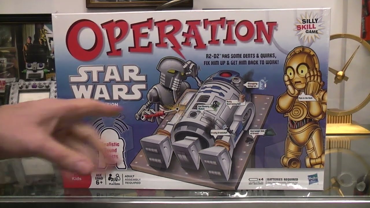 Operation. Star Wars , R2D2 edition. Silly Skill game. - YouTube