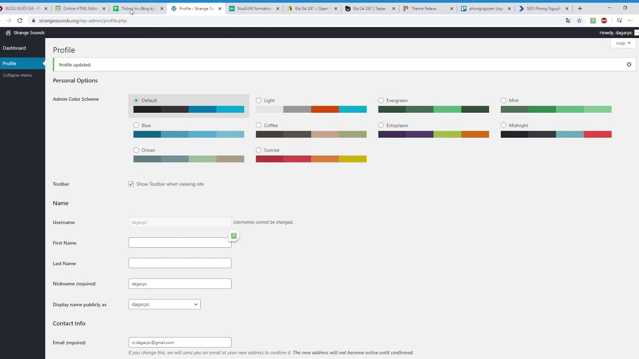 Video chèn URL bằng html - YouTube
