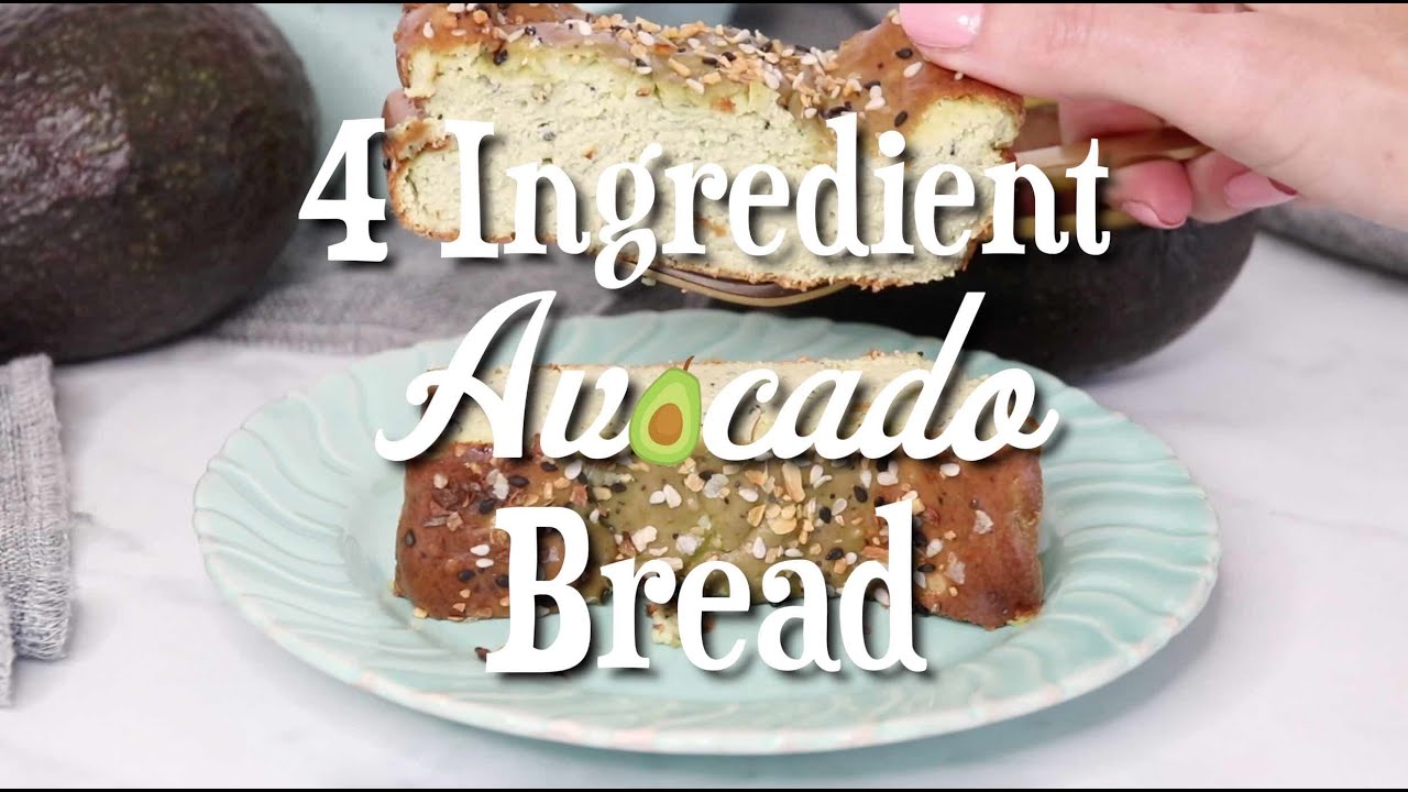 4 Ingredient Keto Avocado Bread - YouTube