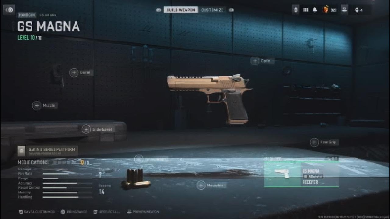 Call of Duty - MW2 - All Pistol Attachments ~GS MAGNA - YouTube