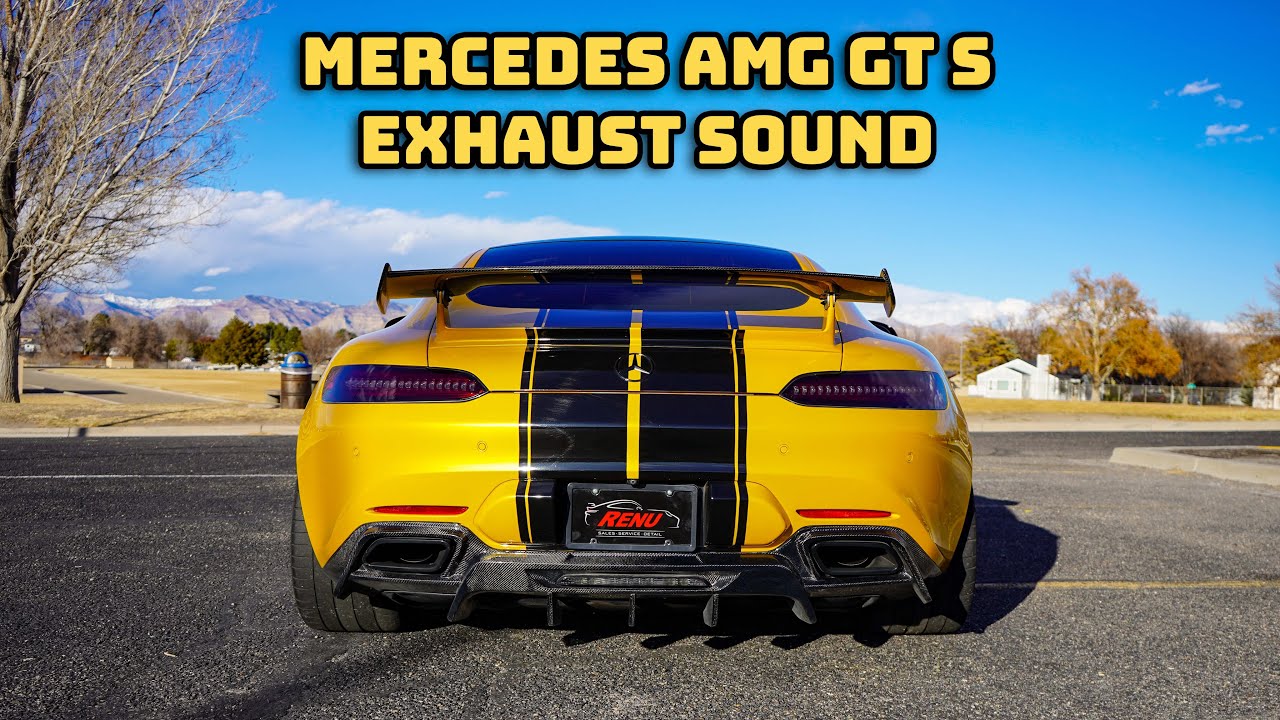 Mercedes AMG GT S - OEM Exhaust - YouTube