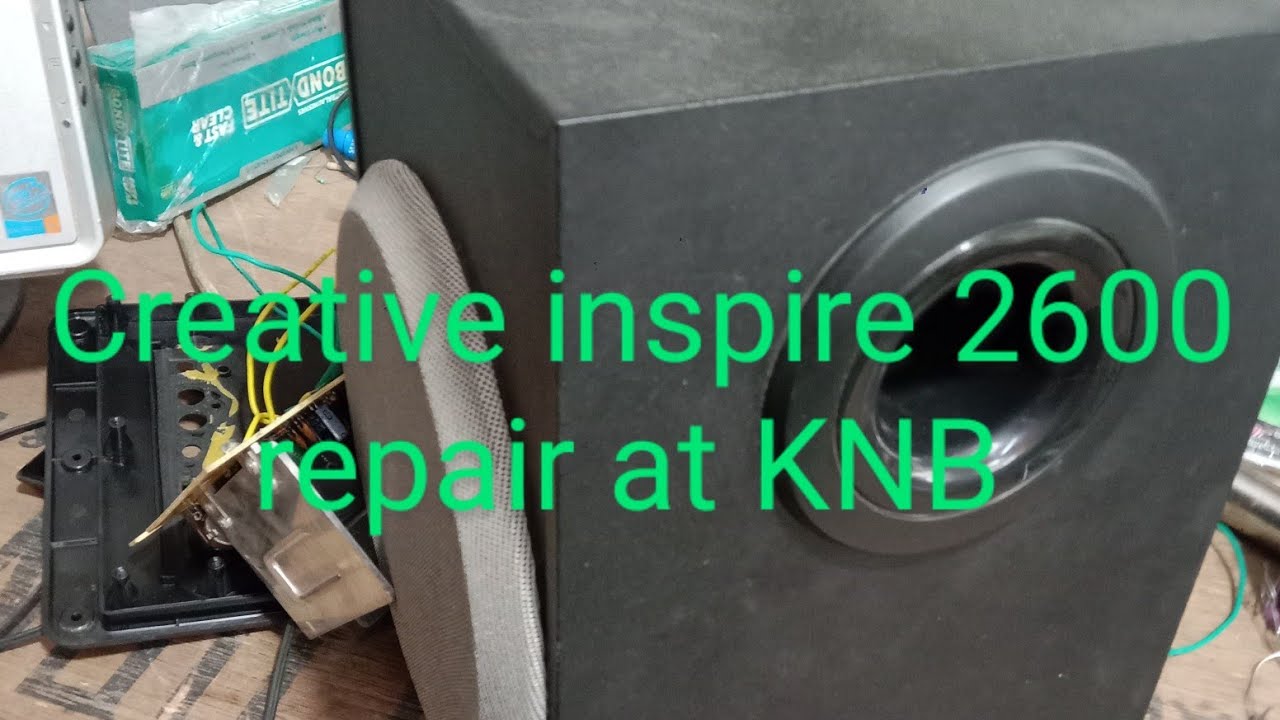 #Creative inspire m2600 volume control circuit repair at KNB .#creative ...