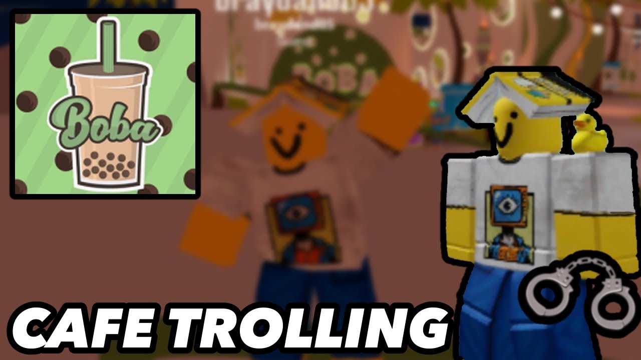 ROBLOX Boba Cafe | Cafe Trolling - YouTube