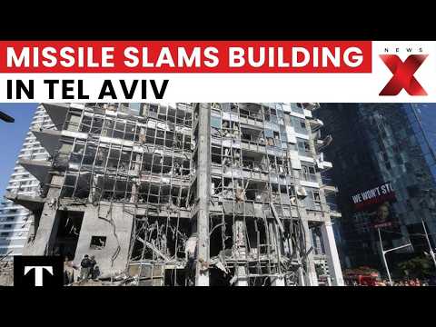 Iranian Missile Hits Building In Tel Aviv; Impact Captured In Dramatic Visuals | Latest News | NewsX