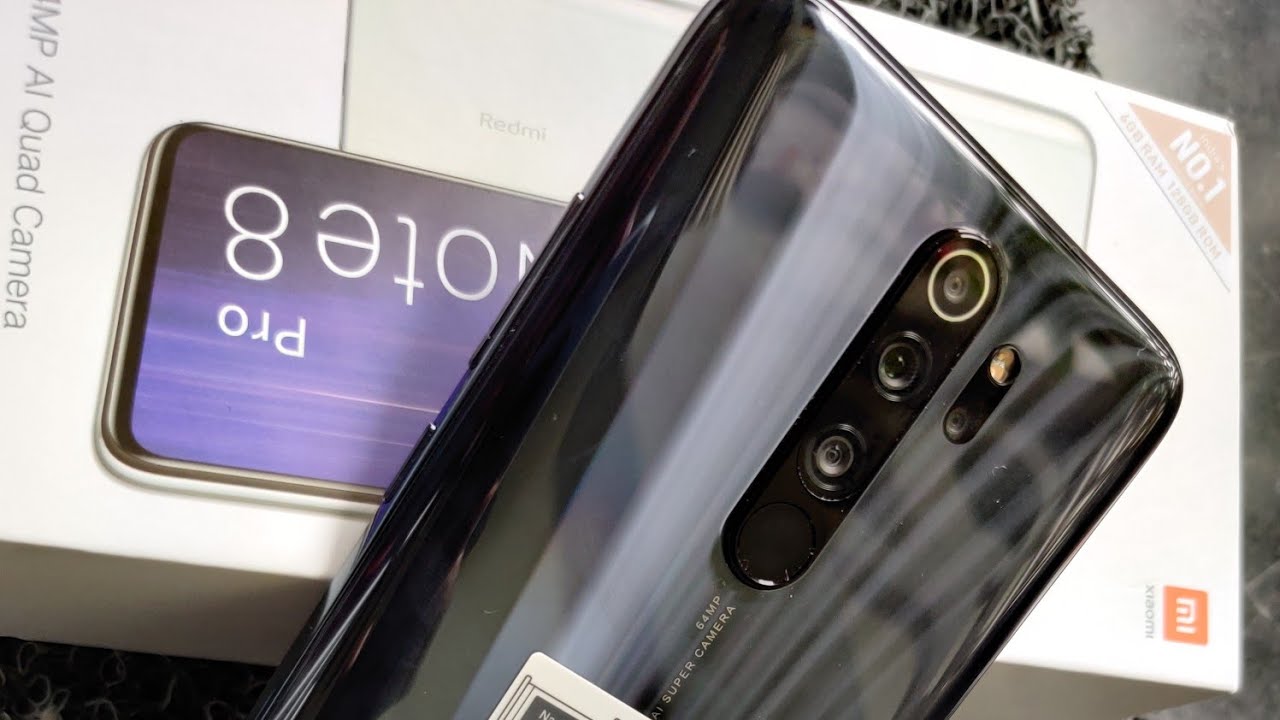 Redmi note 8 pro black unboxing 🔥 🔥 - YouTube