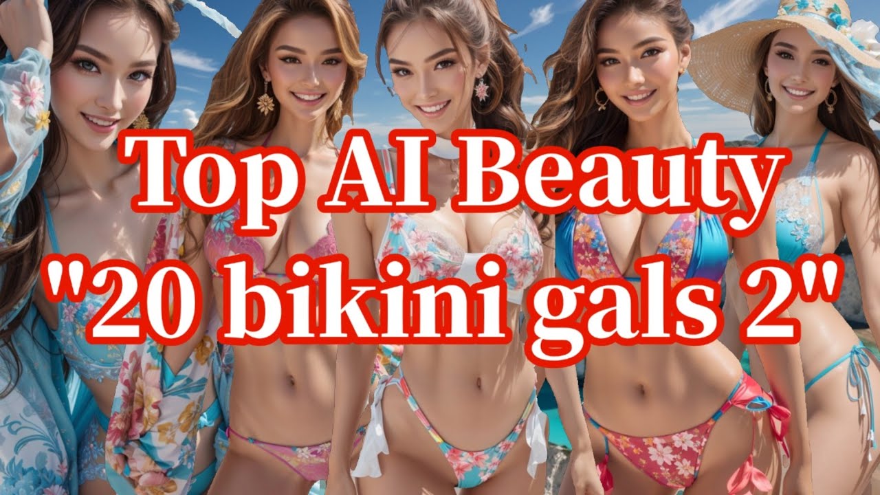 ai lookbook 19 】 【ai leonardo 4k】Top AI Beauty " 20 bikini gals 2" - YouTube