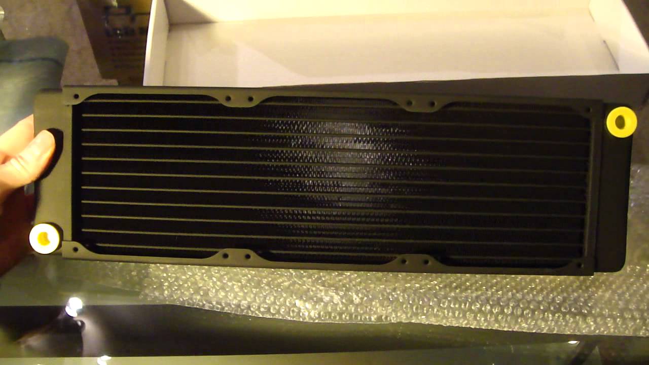 XSPC Crossflow Radiator EX360 - YouTube