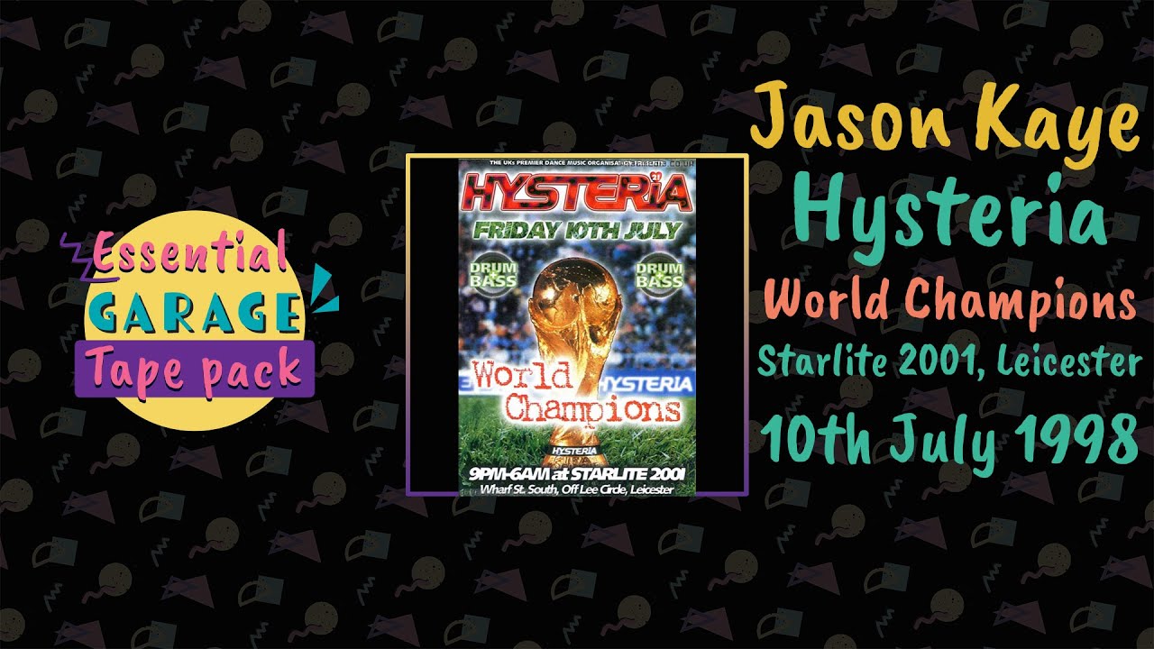 Jason Kaye - Hysteria - World Champions - Leicester - 10th July 1998 ...