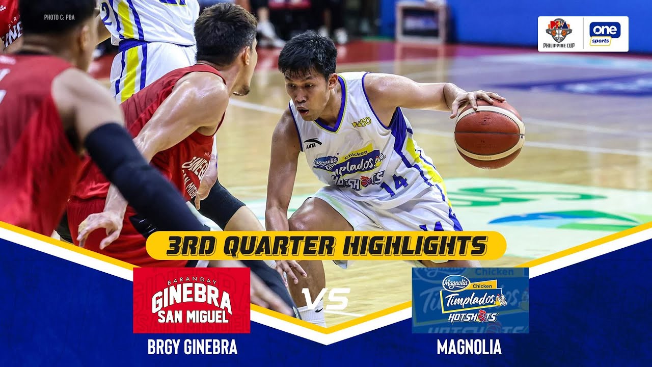 BRGY. GINEBRA vs. MAGNOLIA | 3RD QUARTER HIGHLIGHTS | PBA SEASON 49 PHILIPPINE CUP - YouTube
