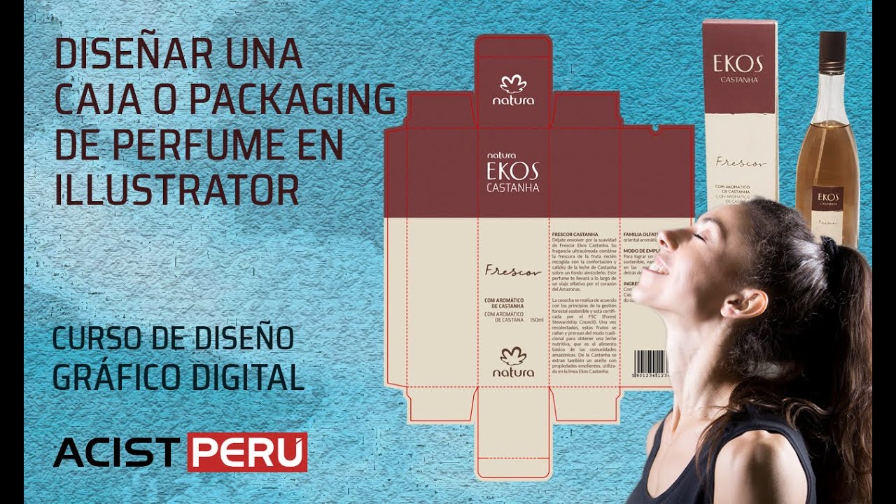 Como Diseñar Una Plantilla Con Troquel Para Una Caja O Packaging En
