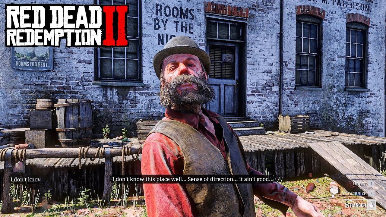 Most players like doing this to this npc - RDR2 - YouTube