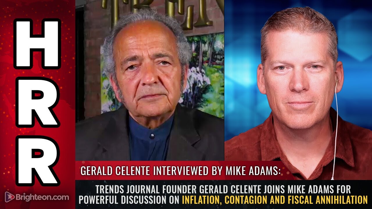 Breaking🔥:Trends Journal founder Gerald Celente joins Mike Adam for ...