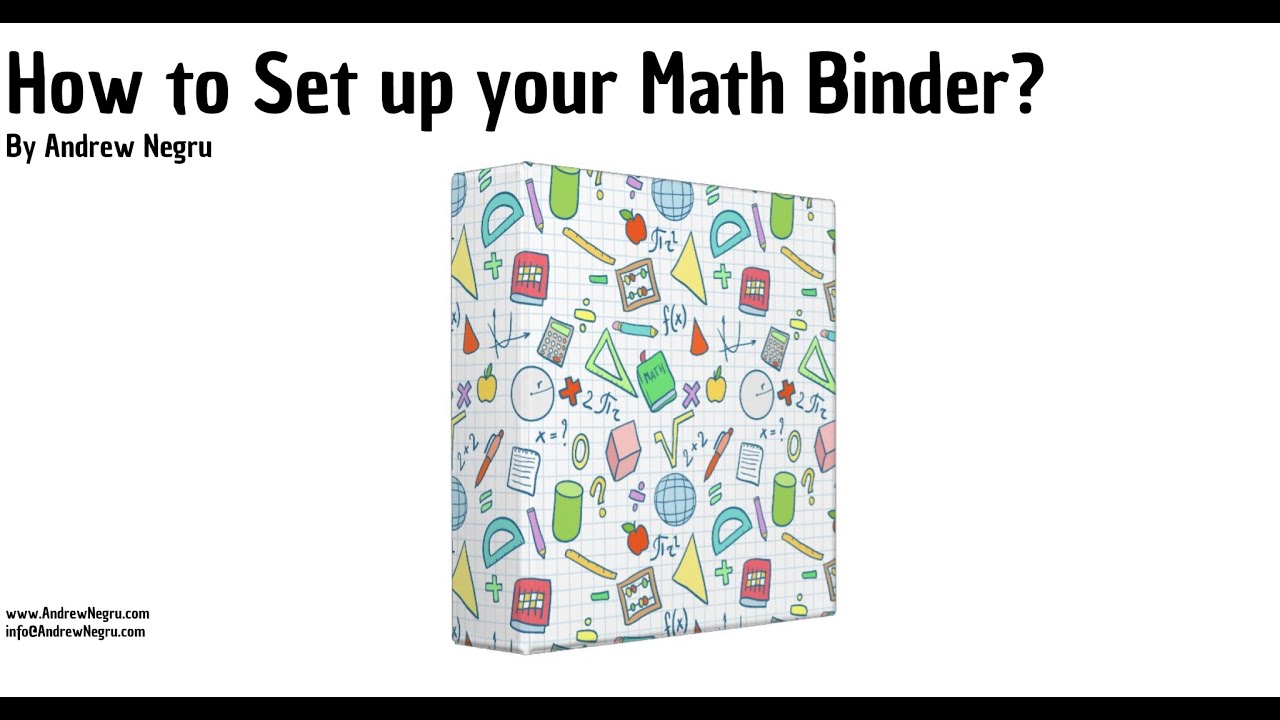 How to set up your Math Binder? - YouTube