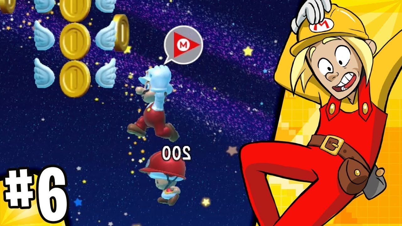 Super Mario Maker 2 - Story Mode #6 - Toads In Space - YouTube