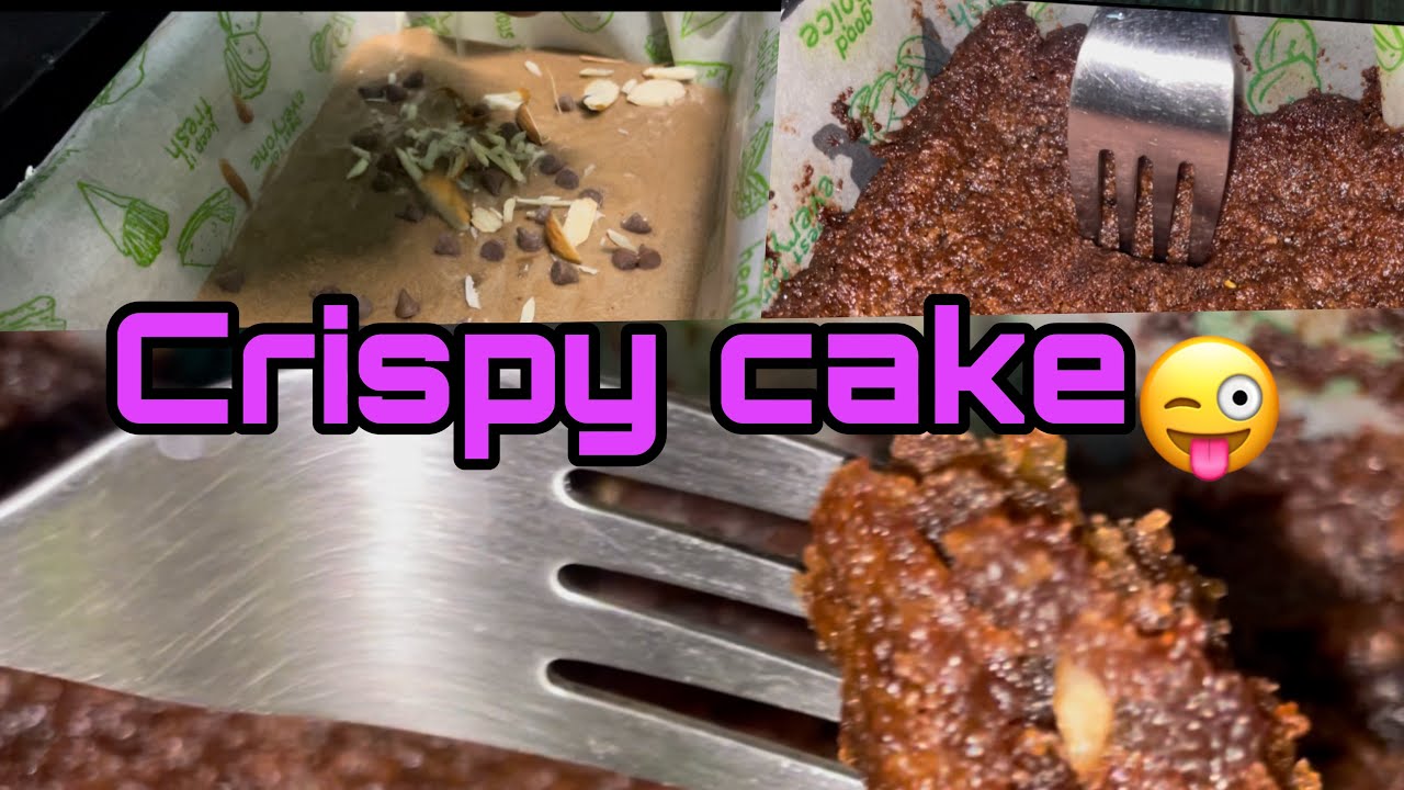 HOW TO MAKE A CAKE | #recipe #dailyvlog #day30 CRISPY CAKE BAN GYA🫣 ...