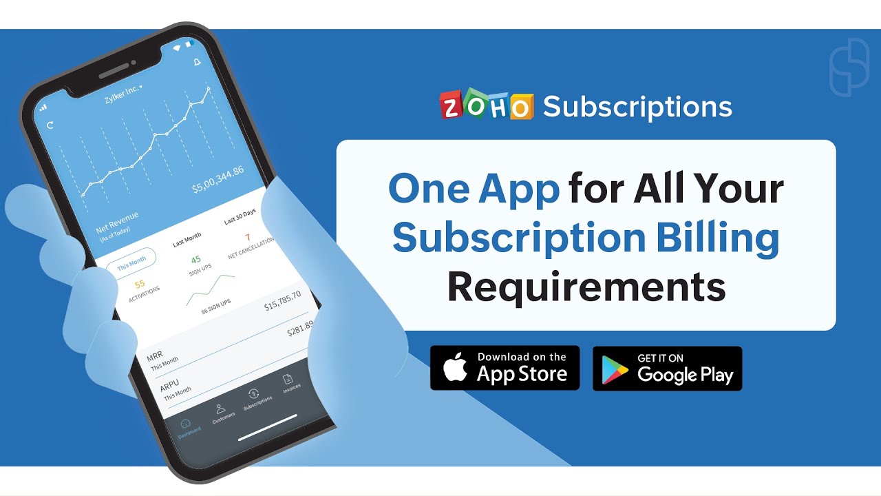 One App for All Your Subscription Billing Requirements - Zoho Subscriptions - YouTube