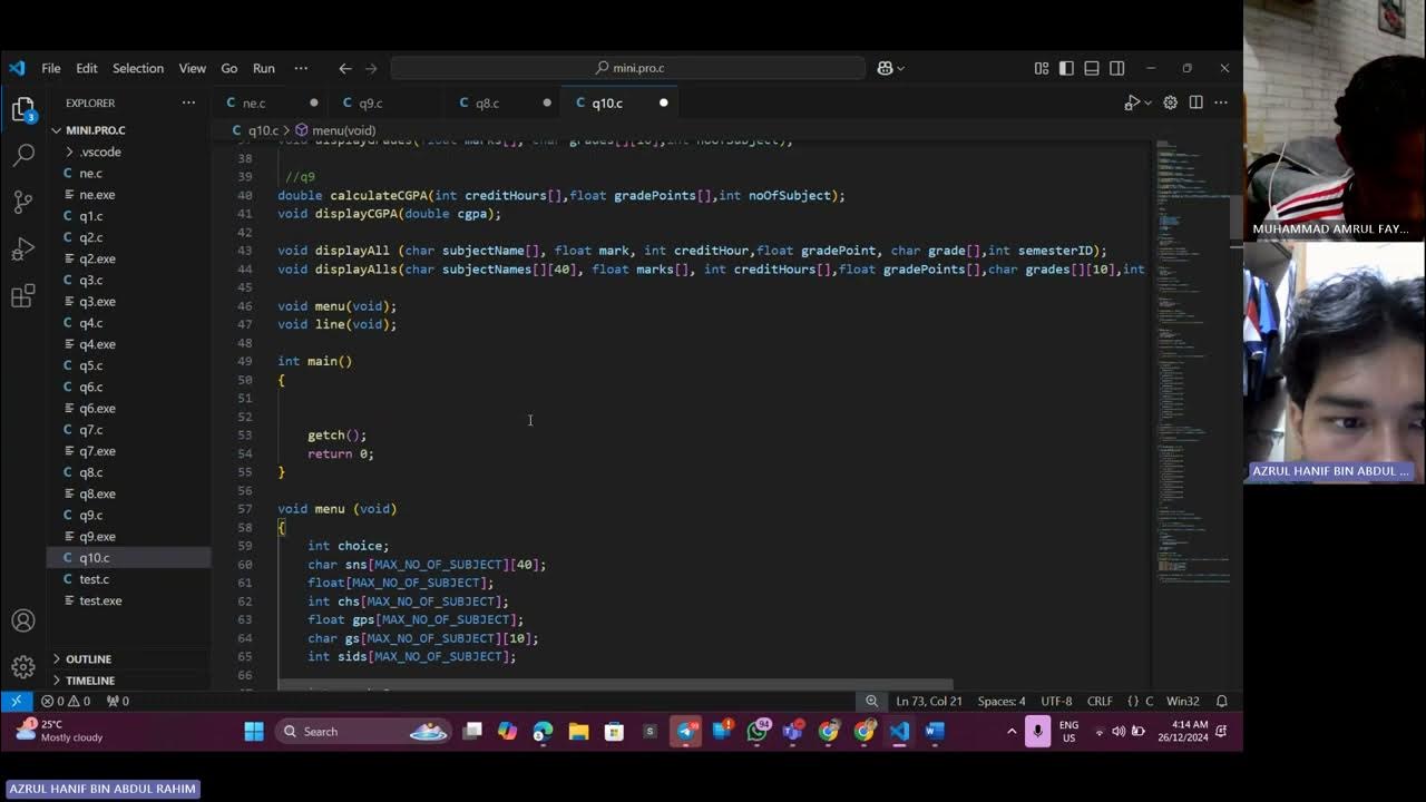 Progress 1, Question 10 - YouTube