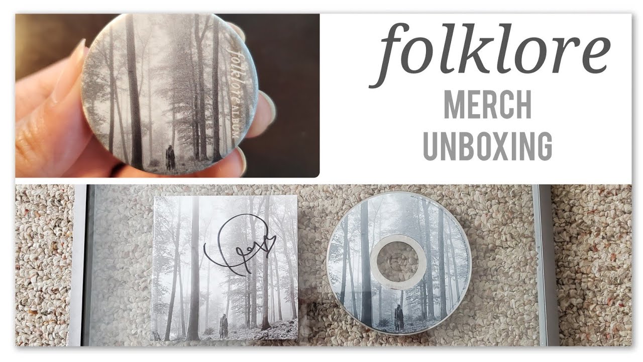 Signed "folklore" CD + popsocket Unboxing | Taylor Swift - YouTube