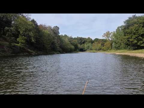 Wade river fishing! 🎣 💥