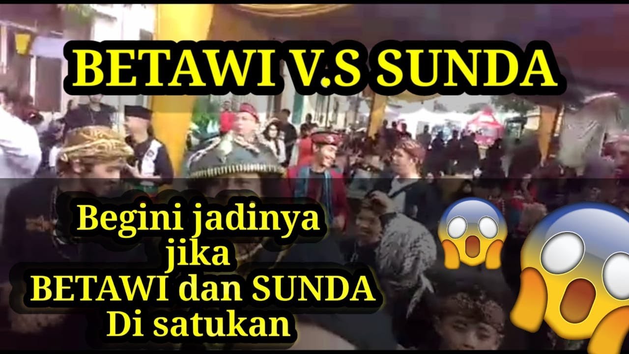 Budaya BETAWI V.S SUNDA. #BEKASI - YouTube