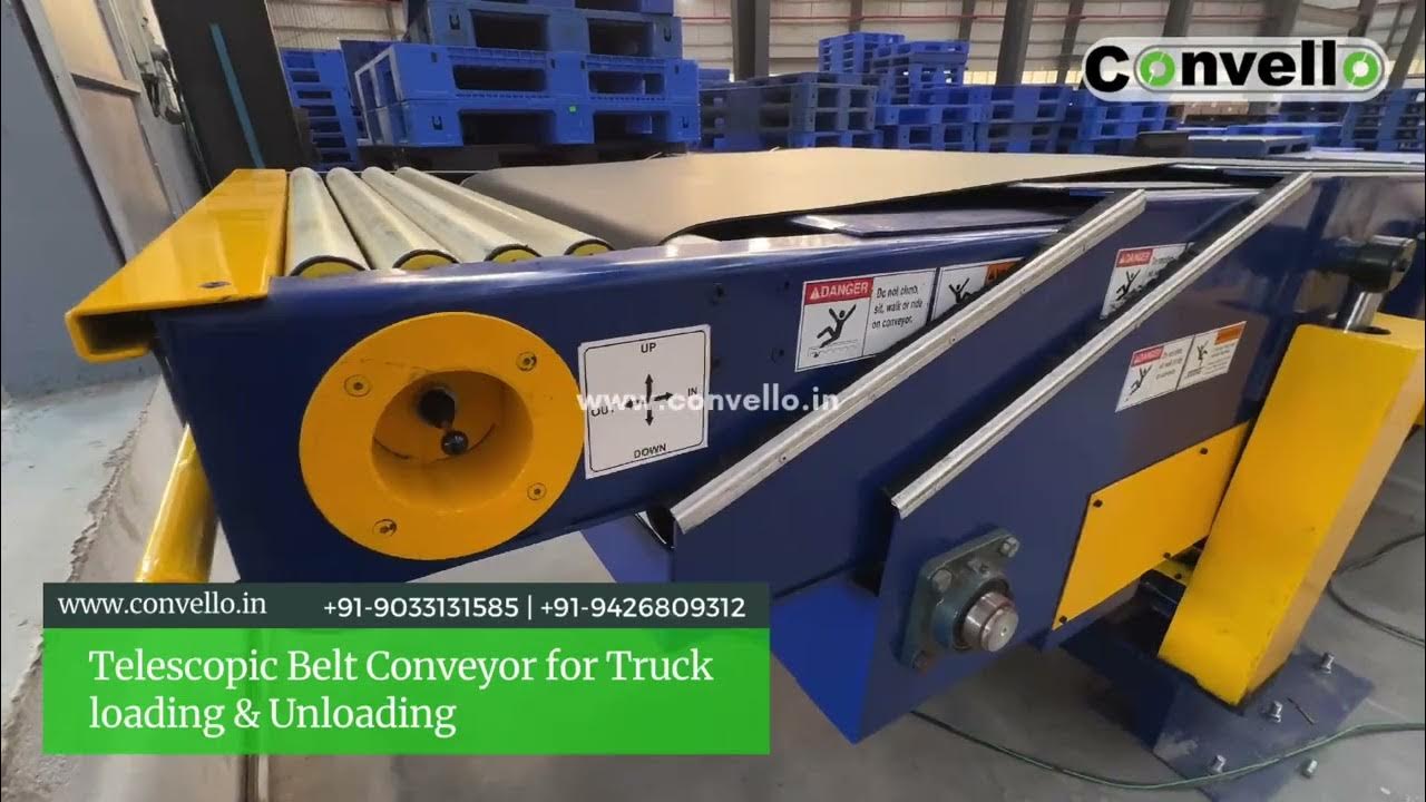 Telescopic Conveyor for Loading & Unloading : Revolutionizing Material Handling ! - YouTube