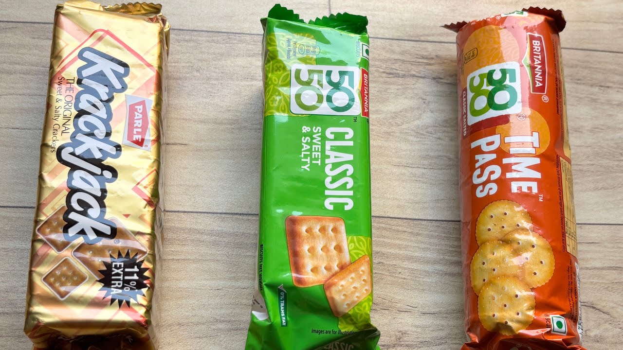 krack Jack vs 5050 Classic vs 5050 Time Pass ll biscuits 🍪🍪 ll Cookies ...