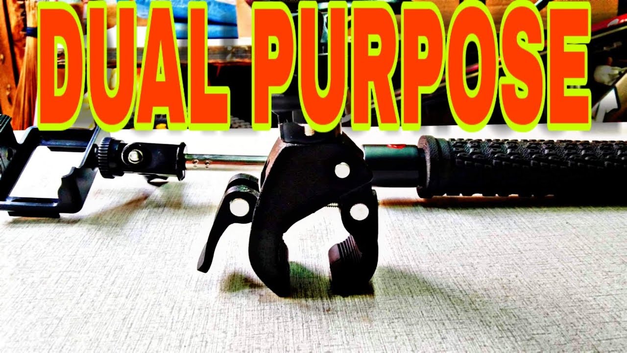 Dual purpose FLASHLIGHT holder - YouTube