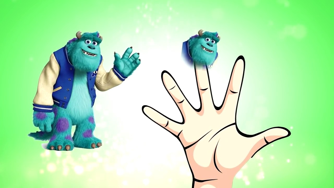 Monsters inc Finger Family | Rhymes Collection for Children - YouTube