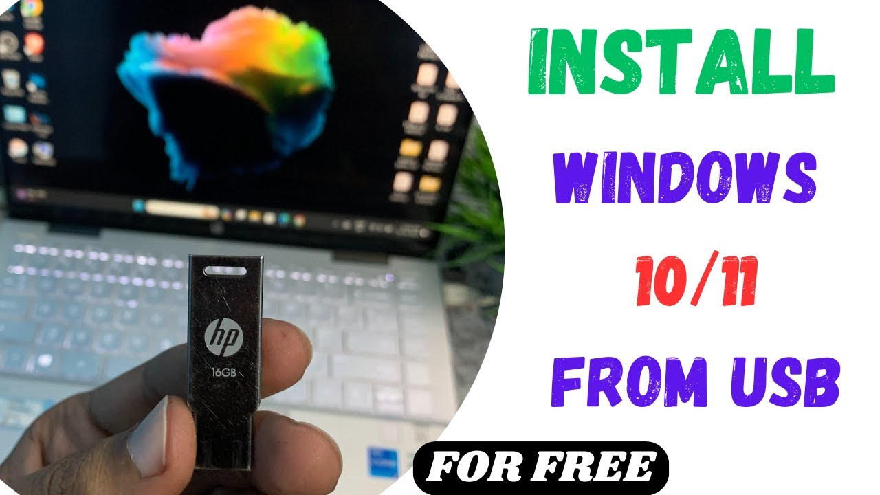 How to install windows 10 from usb complete process || Install windows ...