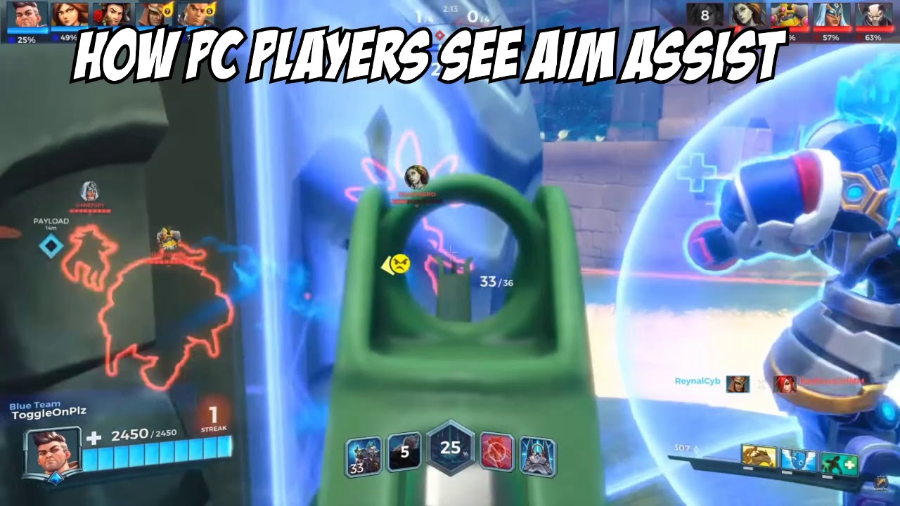How PC players see aim assist vs how Controller Players see aim assist ...