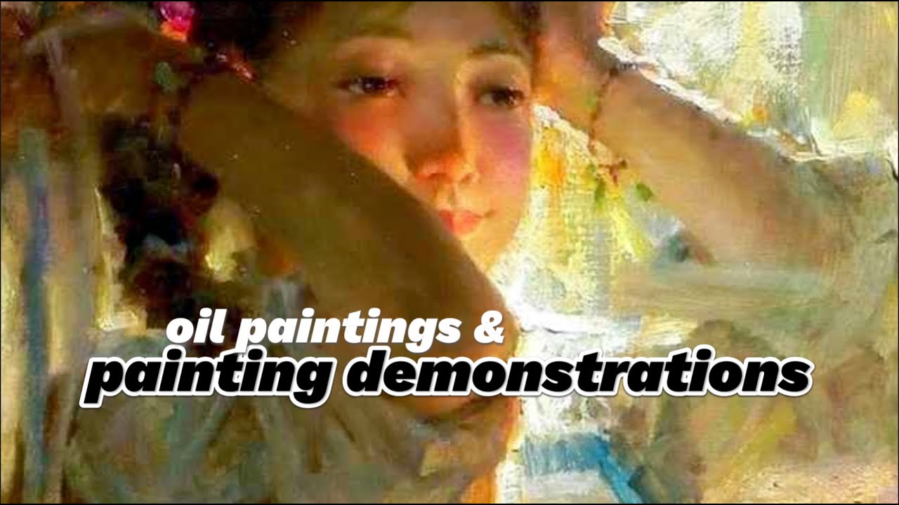 Tu Zhiwei's oil paintings and painting demonstrations - YouTube