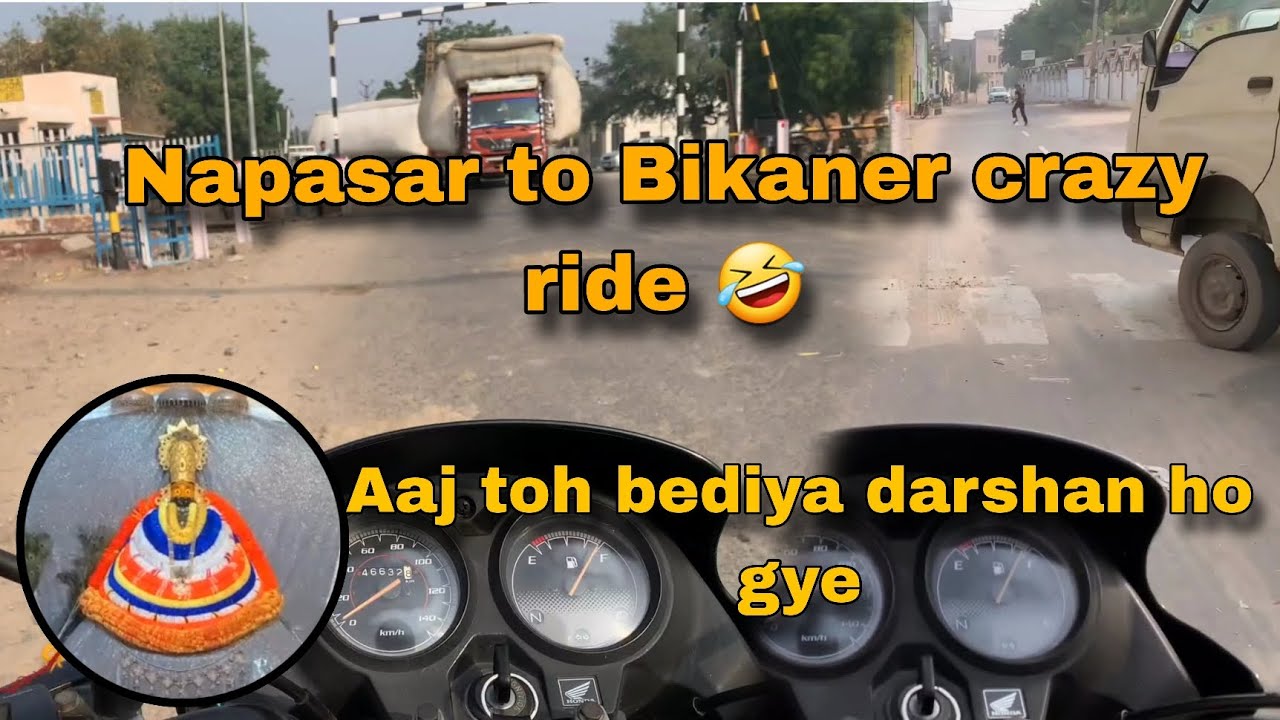 Napasar to Bikaner Ride 😎 | Camper ko peeche chhoda & Shyam Baba ke ...