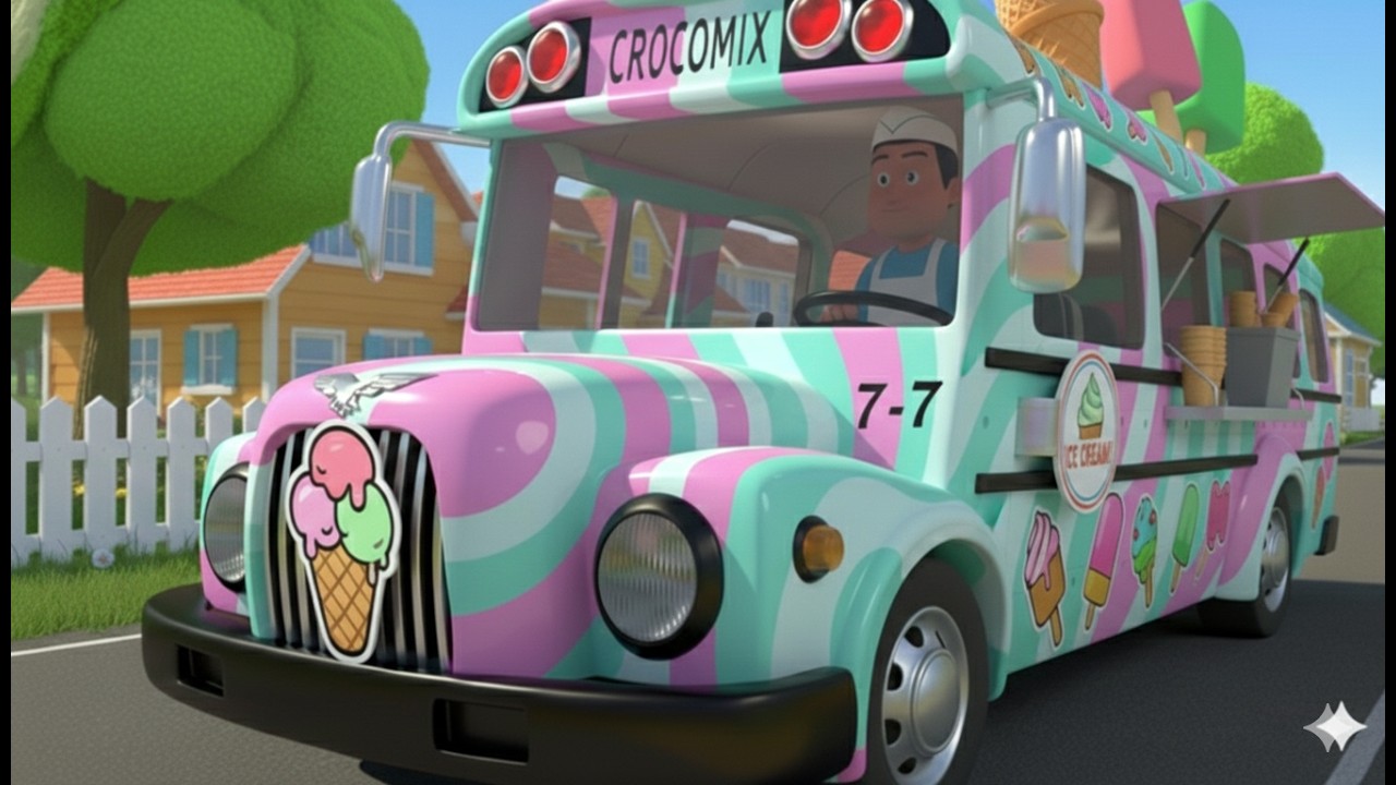 Wheels on the Ice Cream Bus || Little Ice Cream Song || 121 MINUTES ...