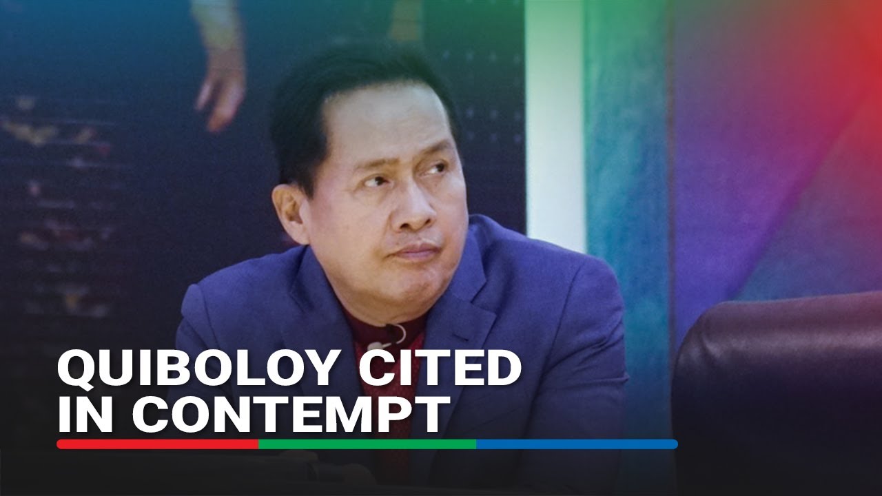 Senate panel cites Quiboloy in contempt | ABS-CBN News - YouTube