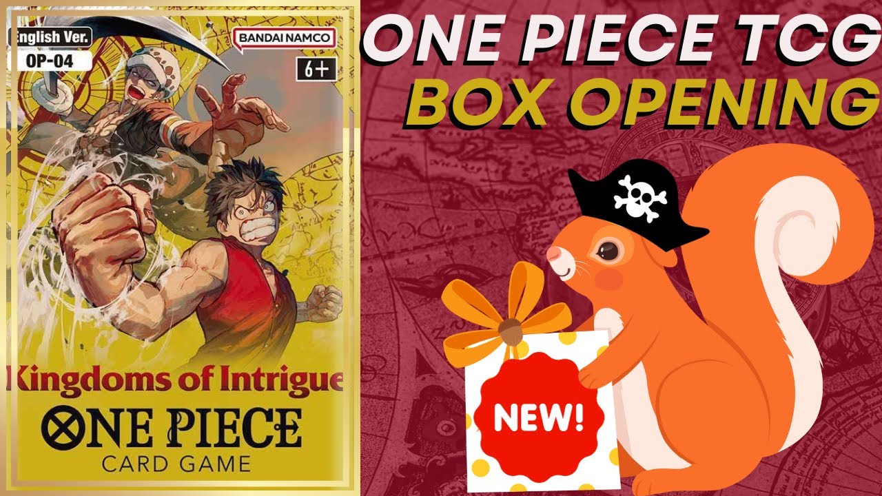 OP04 Box Opening! Kingdoms of Intrigue One Piece TCG - YouTube