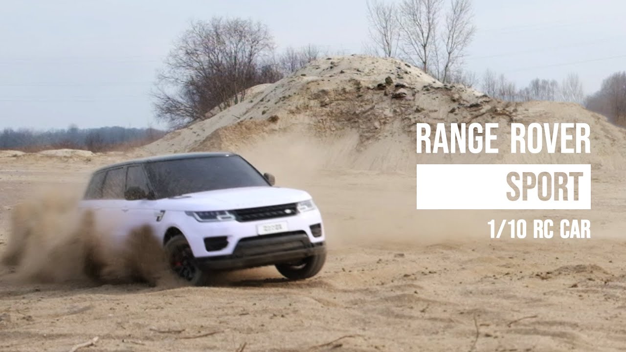 Range Rover Sport - 1/10 Remote Control Car. Sand Bashing - YouTube