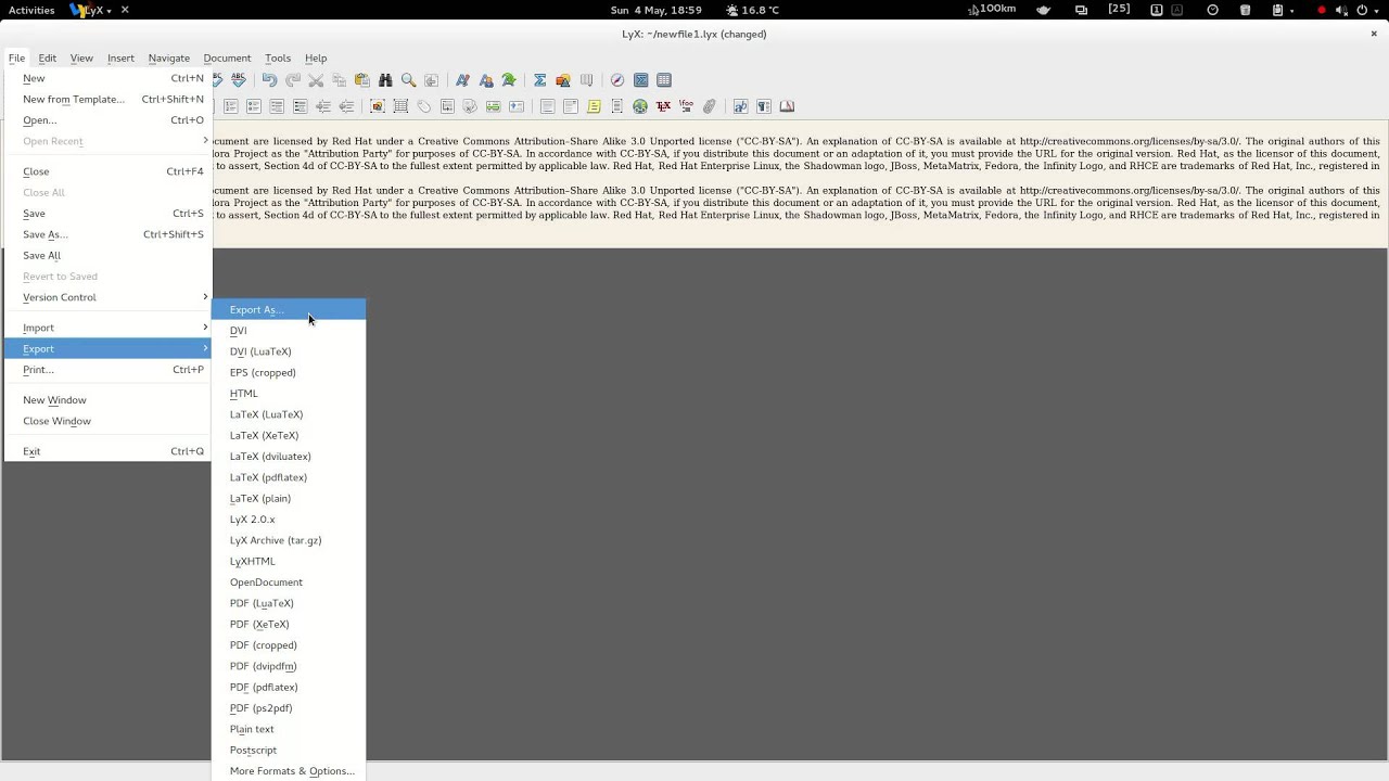 Create custom text shapes with LyX - YouTube
