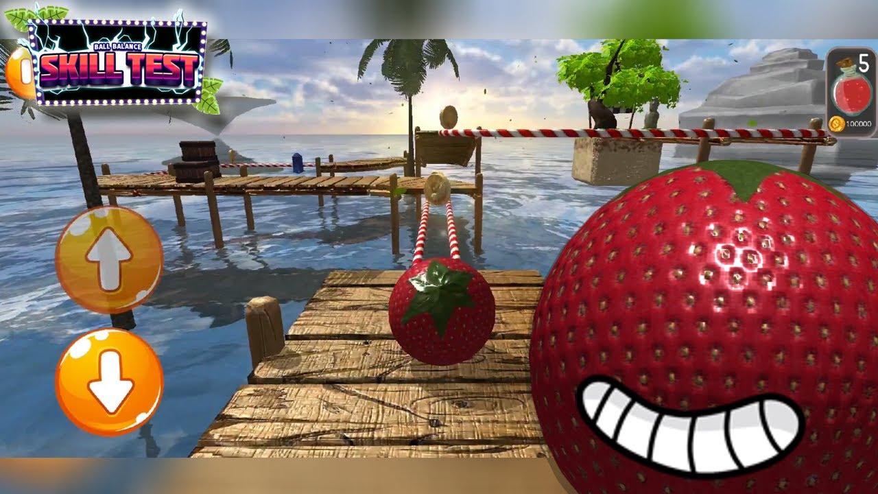 Ball balance Skill Test - Passing the third level! - YouTube