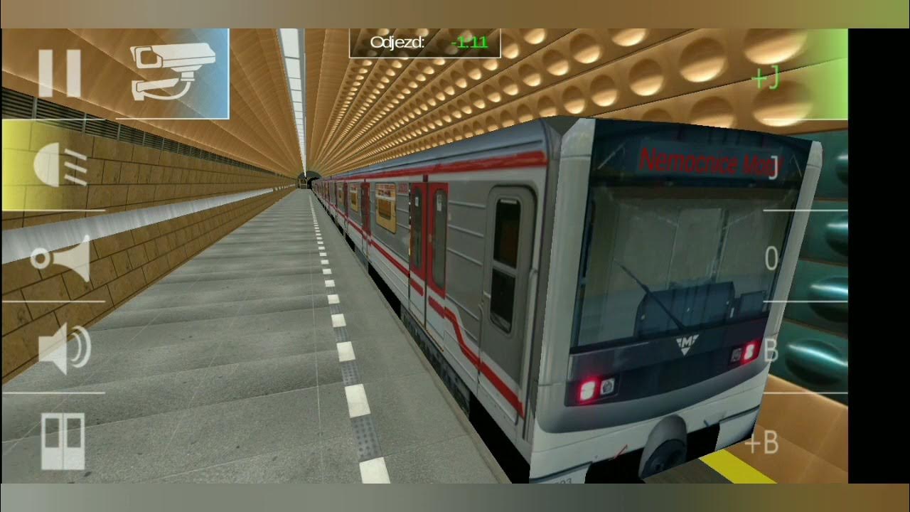 SUBWAY SIMULÁTOR PRAGUE METRO 🚇🚇🚇 Depo Hostivař a Nemocnice Motol... - YouTube