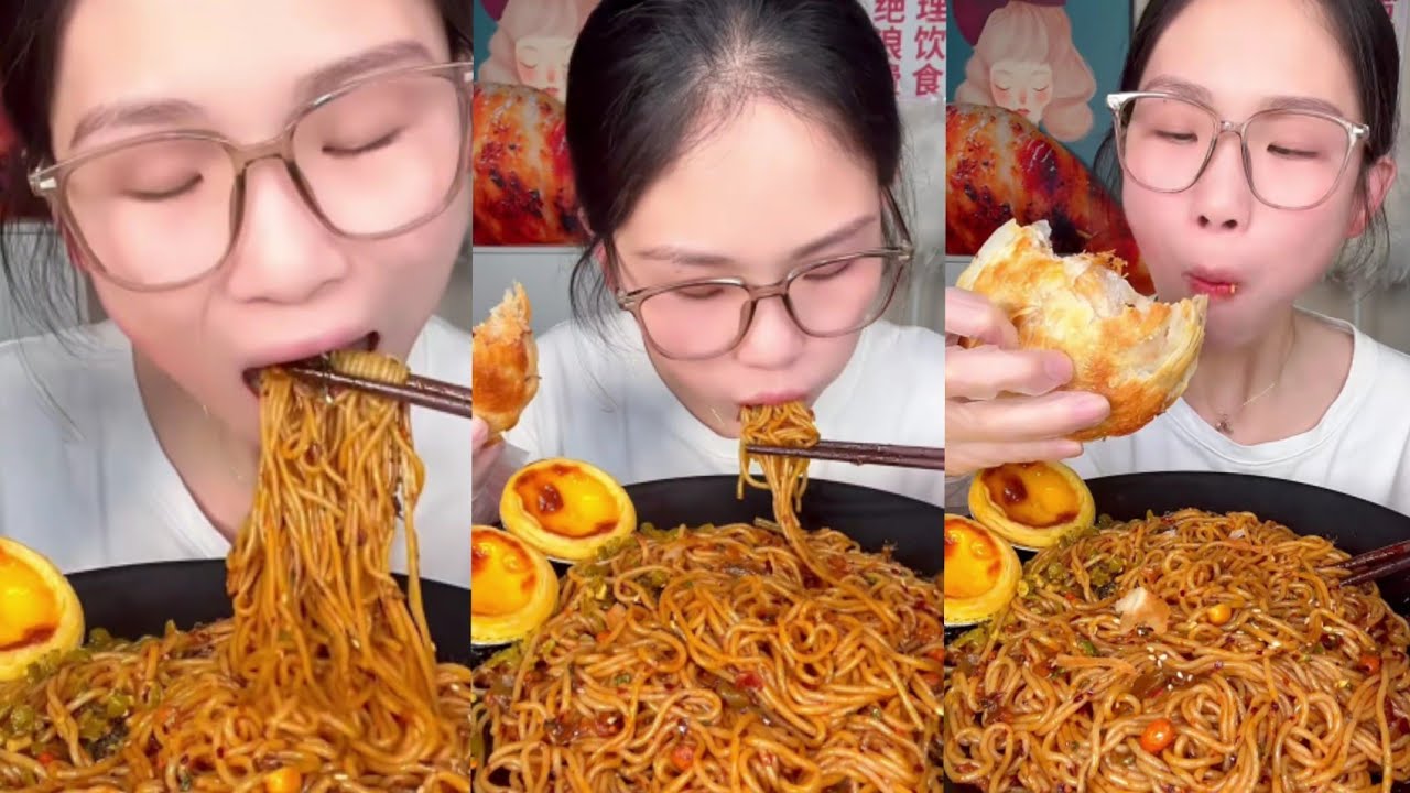 eating noodle , yummy yummy ,asmr mukbang yummy best food - YouTube