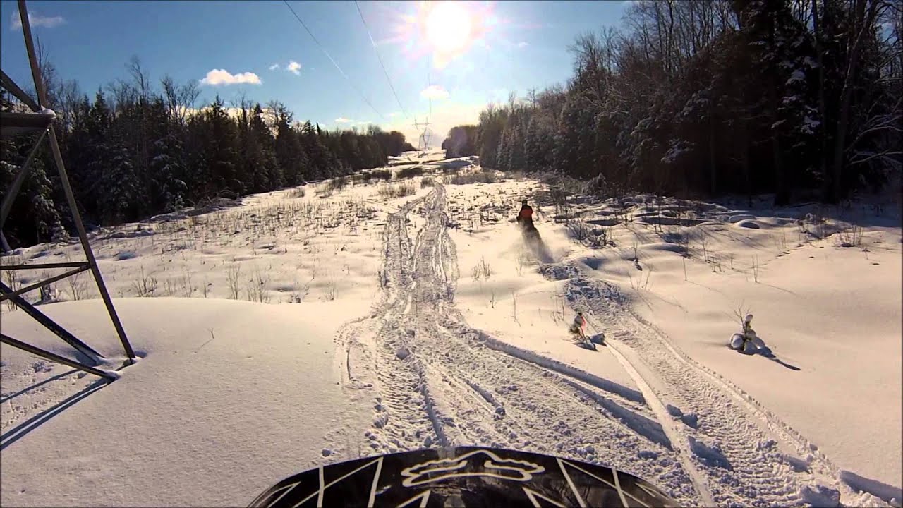 Snowmobile Crash - BROKEN Tib and Fib - YouTube