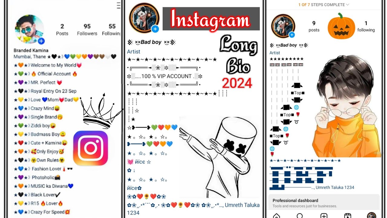 How To Add Long Bio On Instagram 2024 | Instagram Bio | Instagram Long ...