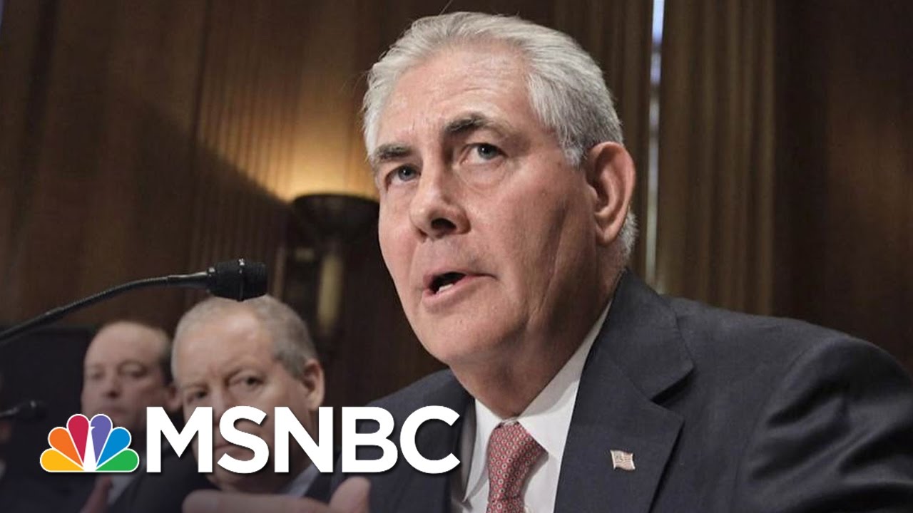 Rex Tillerson, Exxon Mobil EO, Tapped For Secretary Of State | MSNBC ...